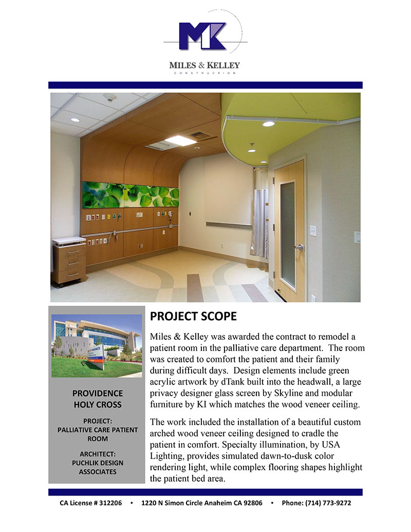 providence-holy-cross-flyer - Miles & Kelley Construction Company, Inc ...